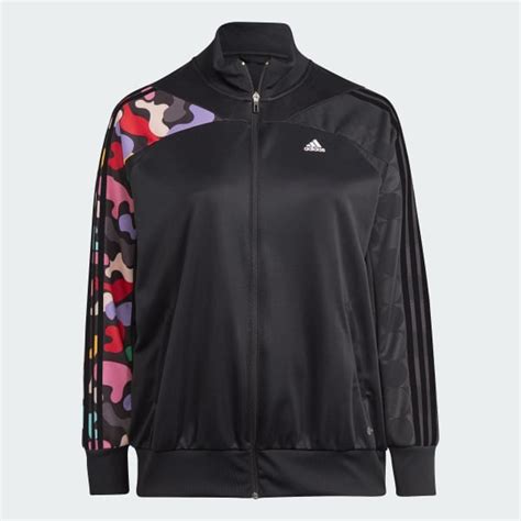 Adidas Tiro Training Pride Track Jacket Plus Size Black Unisex