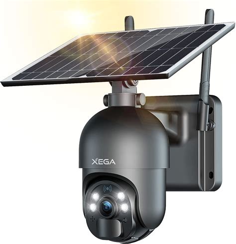 Xega 3G 4G LTE Überwachungskamera Aussen mit SIM Karte Kabellos Solar