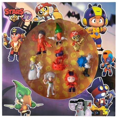 BRAWL STARS FIGURKI ZESTAW FIGUREK 8 SZT ERLI Pl