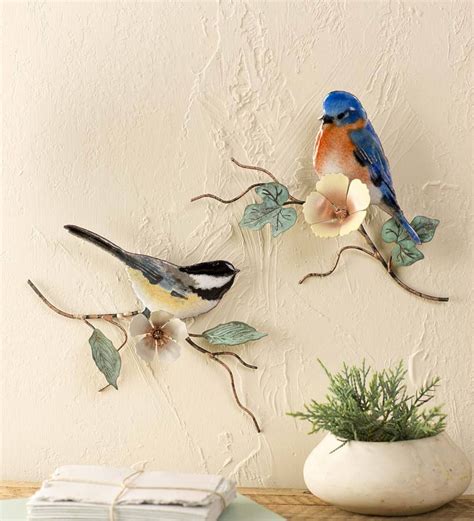Bovano Glass Enameled Songbird Wall Art Home Decor For The Home