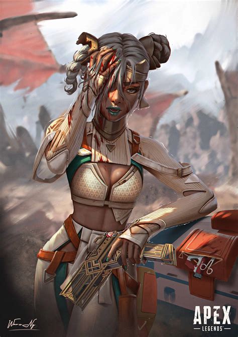 Newest Lifeline Fan Art I Did For Apex Legends
