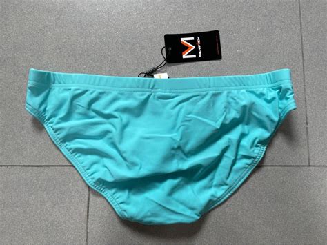 Manview Blue Swim Brief Brand New With Tag Mens Fashion Bottoms Swim Trunks And Board Shorts