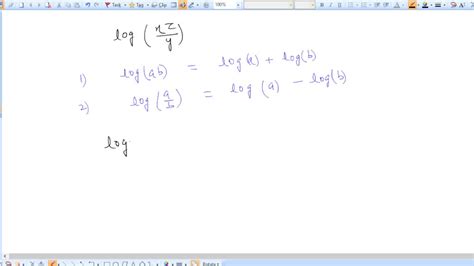 solved use the properties of logarithms to rewrite the expression as