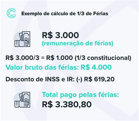 Como Calcular 1 Terço De Ferias
