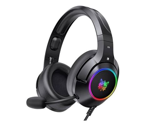 Onikuma K9 Czarne RGB Słuchawki przewodowe Sklep komputerowy x kom pl