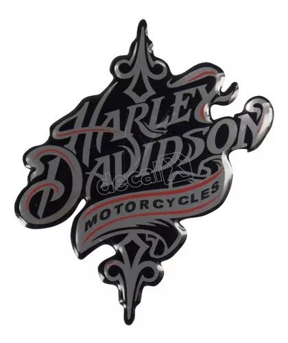 Emblema Adesivo Resinado Harley Davidson Rs Parcelamento Sem Juros