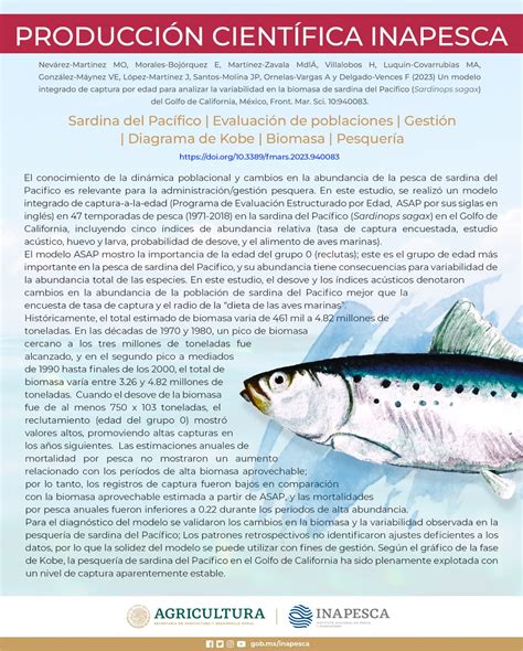 Producción científica Instituto Mexicano de Investigación en Pesca y