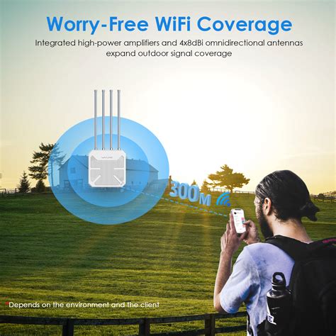 WAVLINK WiFi6 Outdoor Access Point Dual Band 2 4G 5G AX3000 Long Range