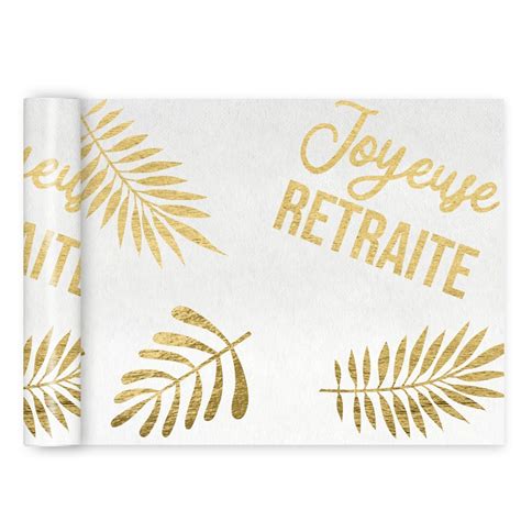 Chemin De Table Joyeuse Retraite Ambiance Party