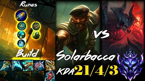 Solarbacca Gangplank Vs Aatrox Top Preseason 12 Diamond IV