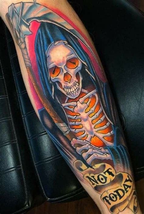45 Mejores Tatuajes De La Santa Muerte Con Significados 2025