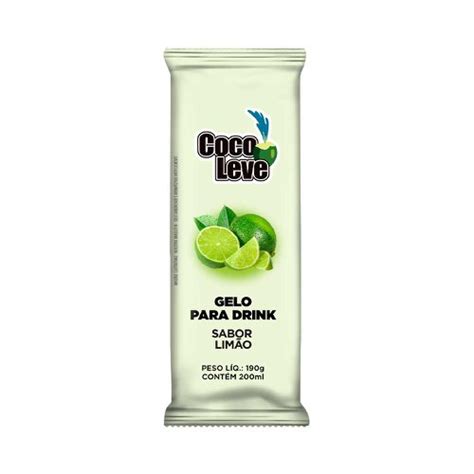 Gelo Para Drink Coco Leve Limão 190g Supermercados Pague Menos