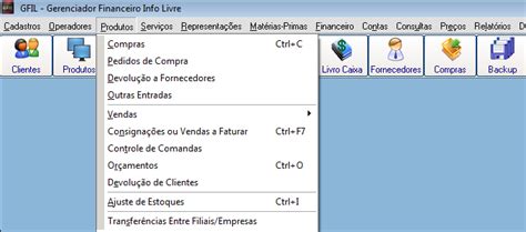 Controle De Estoque Sistema Gfil