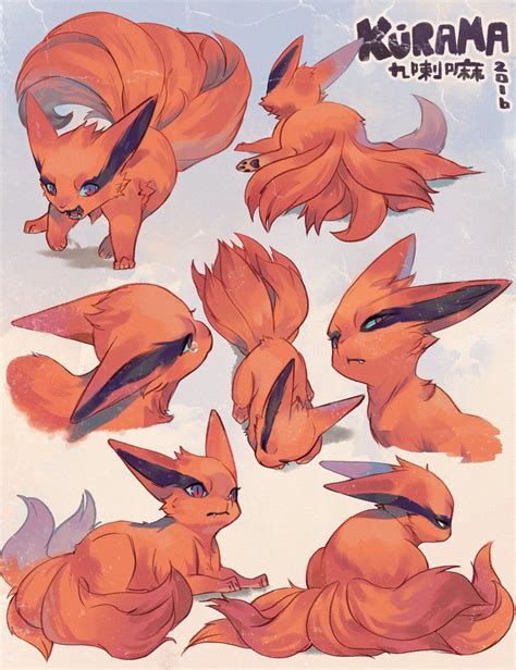 Baby Kurama Doodles By Uzucake On Deviantart Anime Naruto Naruto Fan
