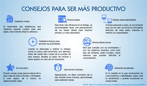 8 Consejos Para Mantenerse Mas Productivo Proyectos Liderazgo
