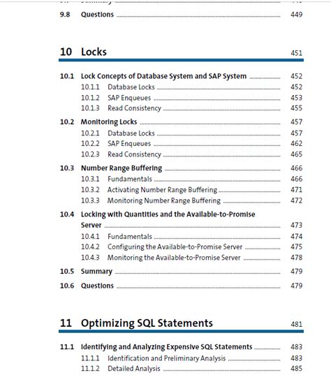 Sap Press Sap Performance Optimization Guide Analyzing And Tuning
