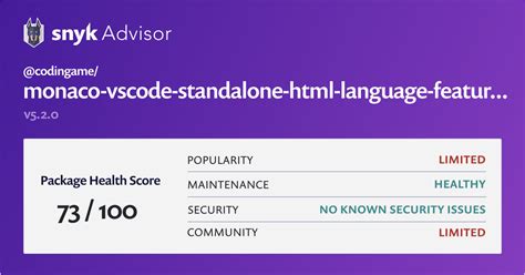 Codingame Monaco Vscode Standalone Html Language Features Npm