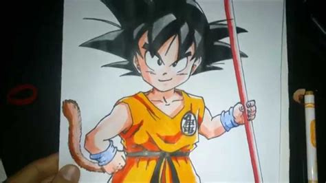 Como Dibujar A Goku Tutorial Explicado Paso A Paso How To Draw Goku