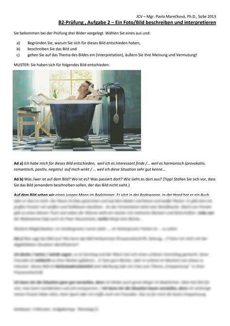 SOLUTION B2 Mundliche Prufung Redemittel Studypool