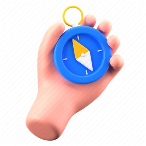 Compass Navigation Direction Location Gps Traveling Travel 3D