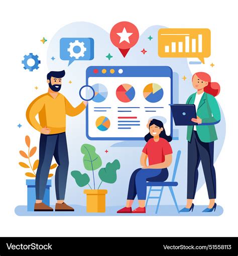 Sentiment Analysis On Customer Feedback Brand Vector Image