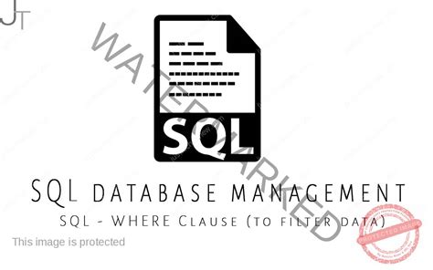 sql where clause to filter data just tech review