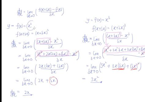 differentiation by first principle examples youtube