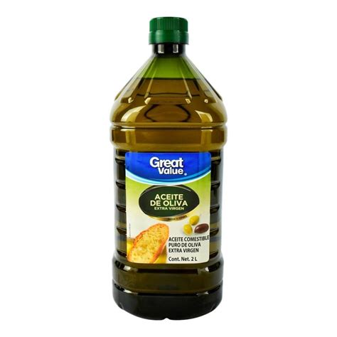 Aceite De Oliva Great Value Extra Virgen L Walmart
