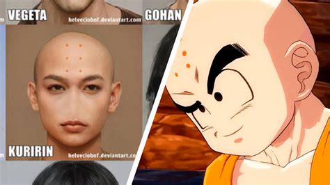 Eres tú Krillin Revelan cómo se verían los personajes de Dragon Ball