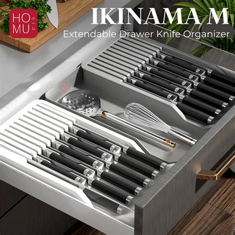 Jual HOMU IKINAMA M Extendable Drawer Knife Organizer Pisau Panjang
