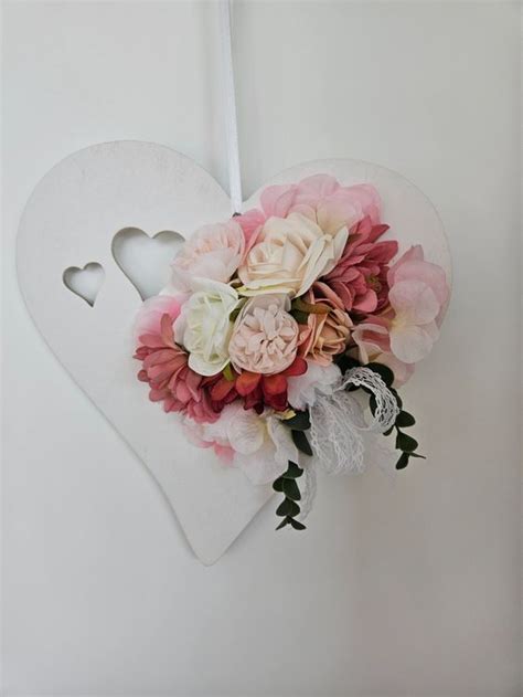 Geschenk Herz Deko Shabby Chic Spitze Muttertag Geburtstag Kaufen Auf