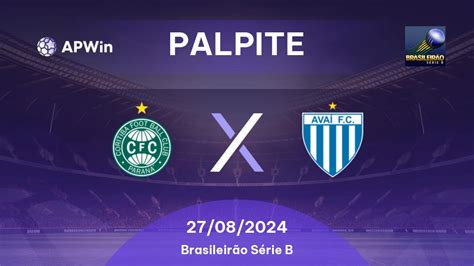 Palpite Coritiba X Ava Campeonato Brasileiro S Rie B