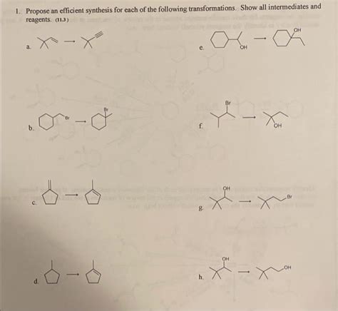 Solved 1 Propose An Efficient Synthesis For Each Of The Chegg