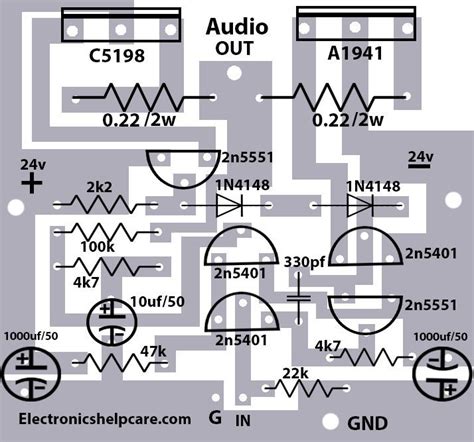 Transistor Amplifier Circuit Diagram Circuit Diagram Amplifier