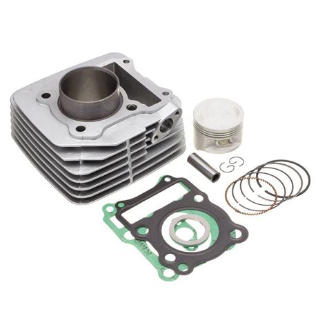 Kit Premium C Cilindro Pistao Junta Kmp Anel Rik Yes 125 Premium Para