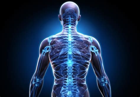 Premium AI Image Anatomical Human Anatomy Skeletal System