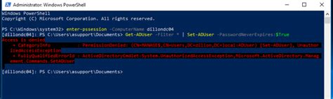 powershell disable password never expires flag for all users programming and development