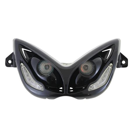 Scheinwerfer Doppeloptik mit LED Tagfahrlicht für MBK Nitro 50 Naked