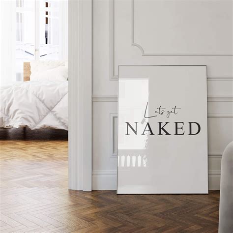 Plakat Lets Get Naked 30 X 40 Cm Plakaty Plakaty Z Napisami Na