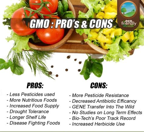 GMO S Pros Cons Genetically Modified Food Gmo Foods Nutritious Meals