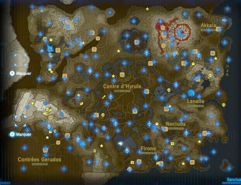 Location Of All Shrines In Zelda Breath Of The Wild Klomatch