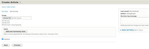 The Simple Multi Step Form Usage Simple Multi Step Form Drupal