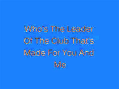 Mickey Mouse Club Theme Song Lyrics Видео Dailymotion