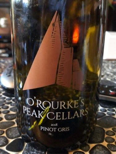 O Rourke S Peak Cellars Pinot Gris Vivino