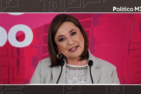 FOTO Xóchitl Gálvez se arrepiente y bajará los tuits con logos del