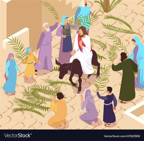 Jesus Enters Jerusalem Clip Art