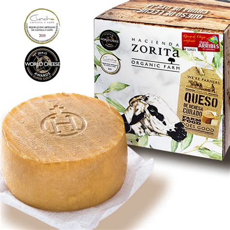 QUESO DE OVEJA CURADO HACIENDA ZORITA 1KG SALAMANCA La Favorita
