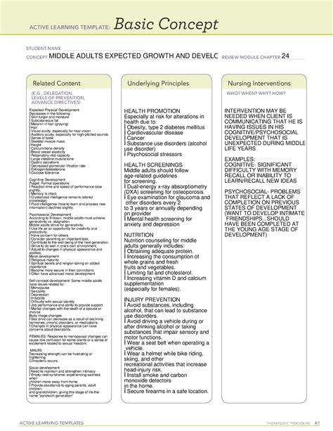 Active Learning Template Basic Concept 1 N213 Studocu