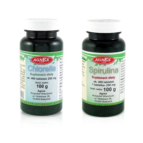 Chlorella Spirulina Tabletki Zestaw Sklep Empik