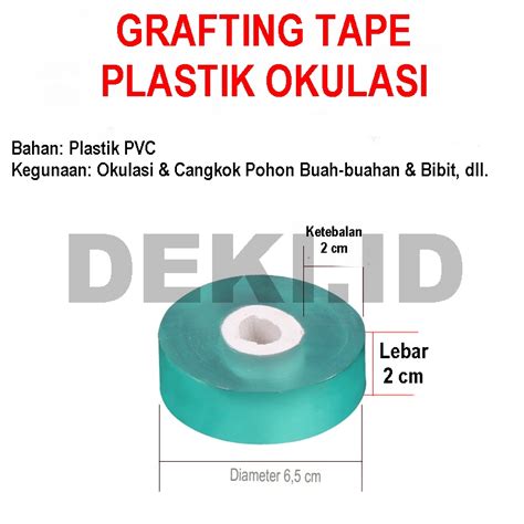 Plastik Okulasi 2 CM Grafting Tape Parafilm Sambung Pucuk Enten Wrap